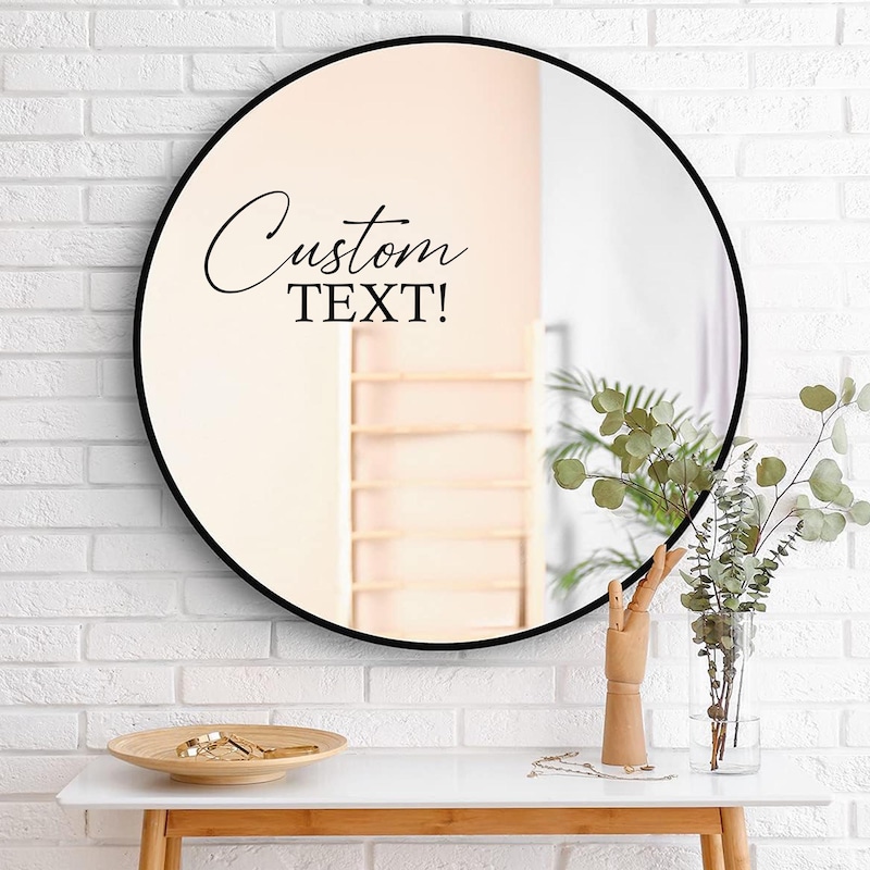 Vanity Mirror Decal - Etsy