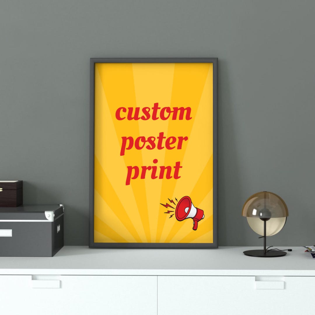 Personalized High Gloss Poster Printing – Personalized Wall Art, High ...