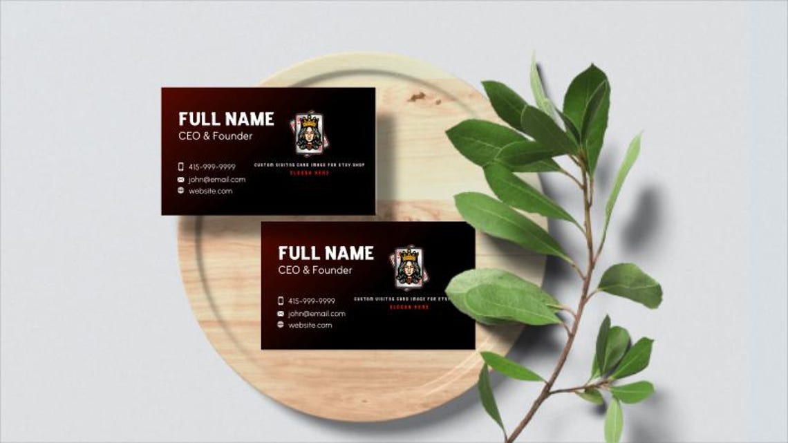 Custom Visiting Cards – Personalized Business Cards for Professionals ...