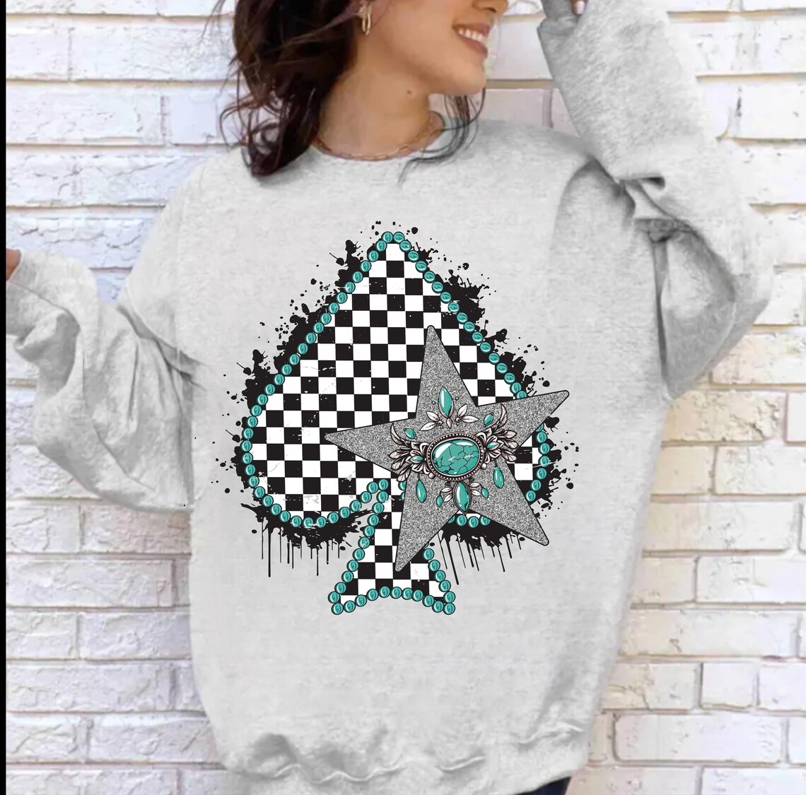 Turquoise Jewerly Western Png, Checkered Turquoise Western Png, Western ...