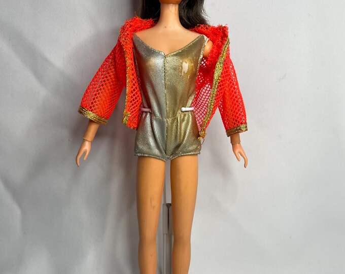 Vintage Dramatic Living Brunette Hair Barbie (1970) in Original Outfit ...