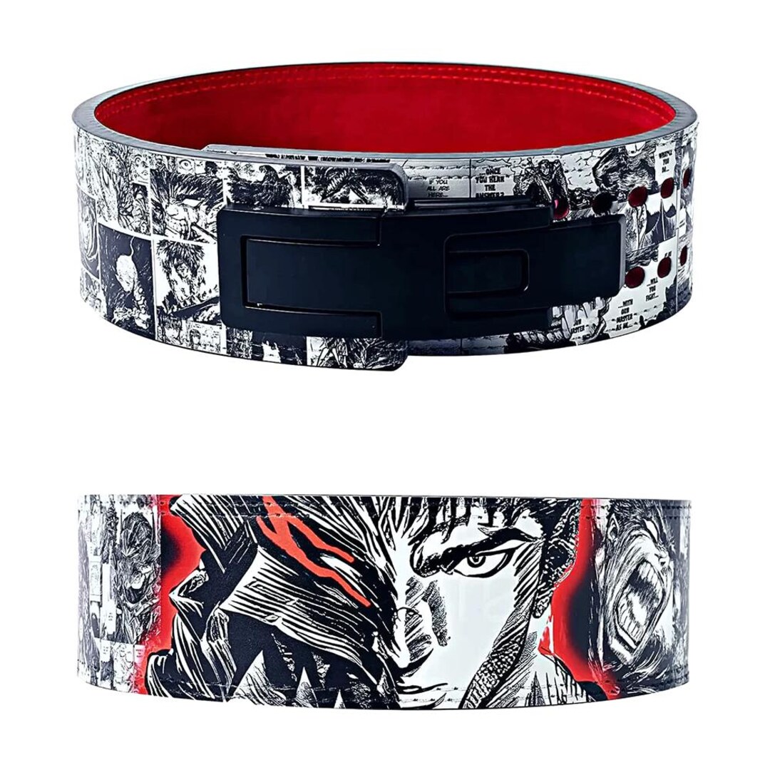 Berserk Anime Weightlifting Belt, Leather Weight Lifting Lever Belt for ...