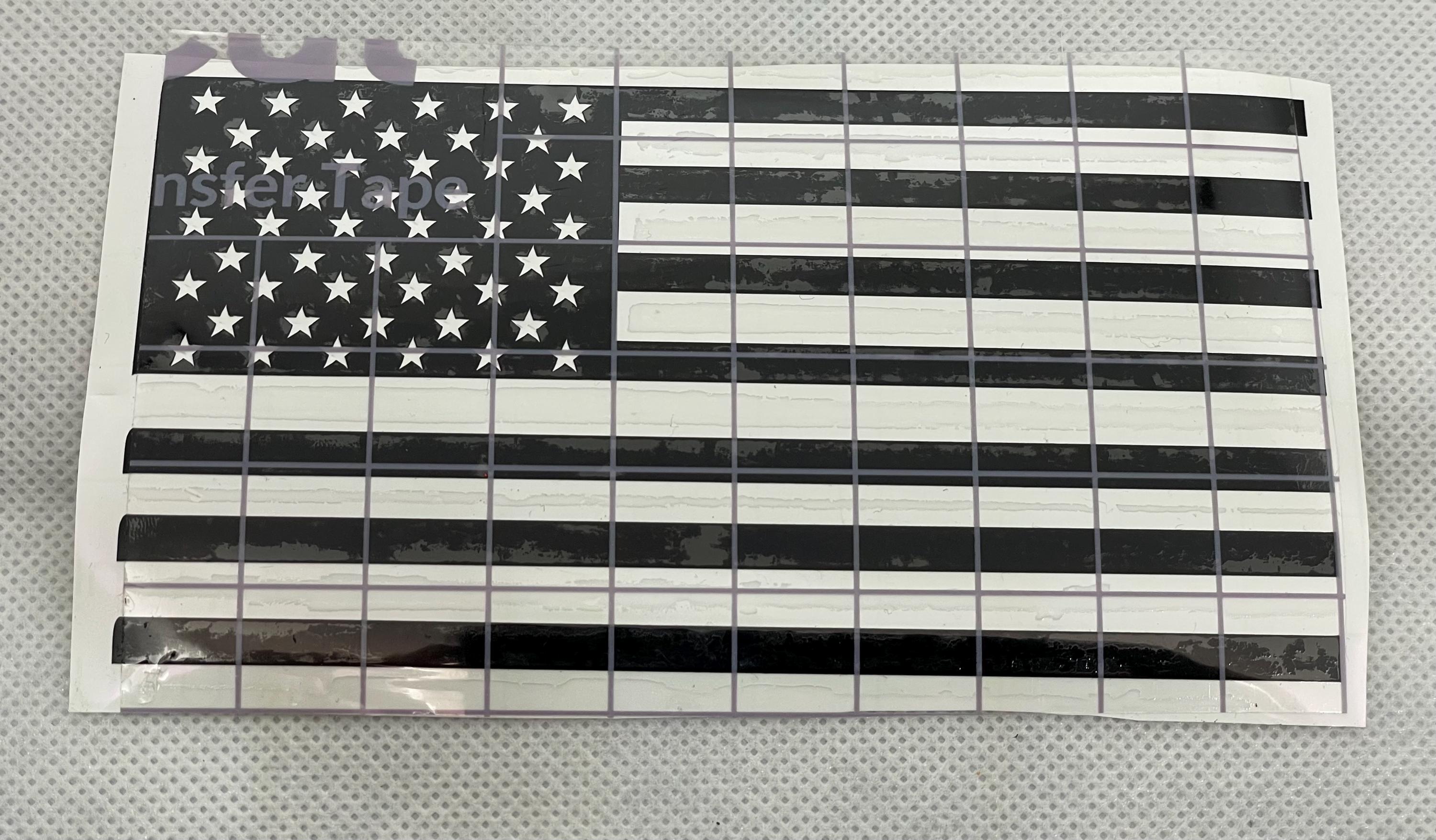 USA Flag (stars on Left) Vinyl Decal - Various Colors - 3” X 5” - Etsy