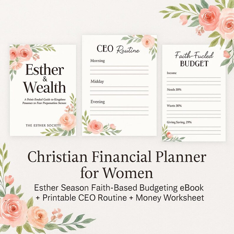 Christian Financial Planner for Women Esther Season Faith-based ...