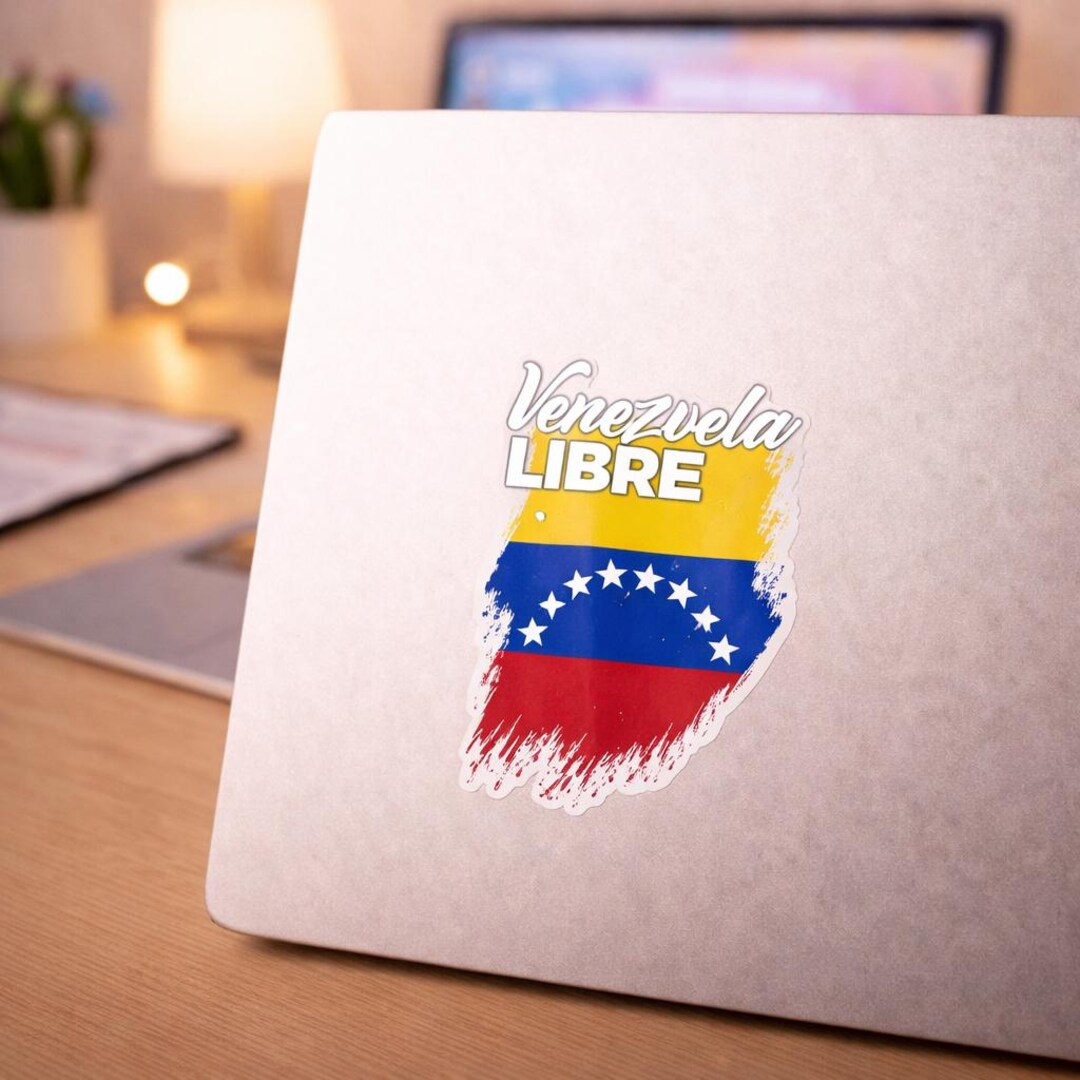 Venezuela Libre Sticker, Venezuelan Flag Vinyl Decal, Freedom Message ...