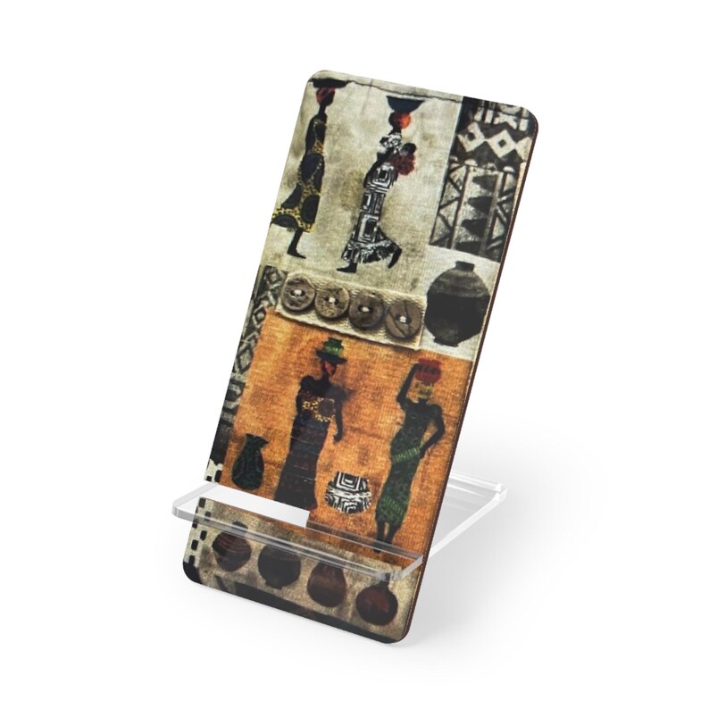 African Tribal Pattern Mobile Display Stand for Smartphones | Ethnic ...