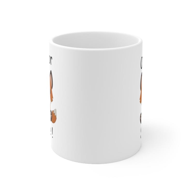 Oh For Fox Sake schattige vosmok | Keramische koffiekop 11oz 15oz ...