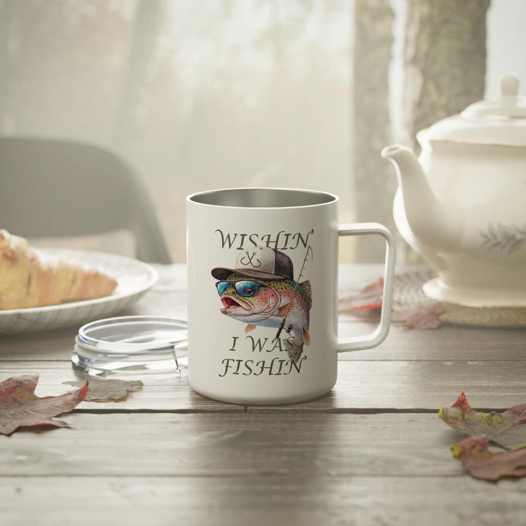 Whiskey Tango Foxtrot Fish Skull Insulated Coffee Mug - Etsy