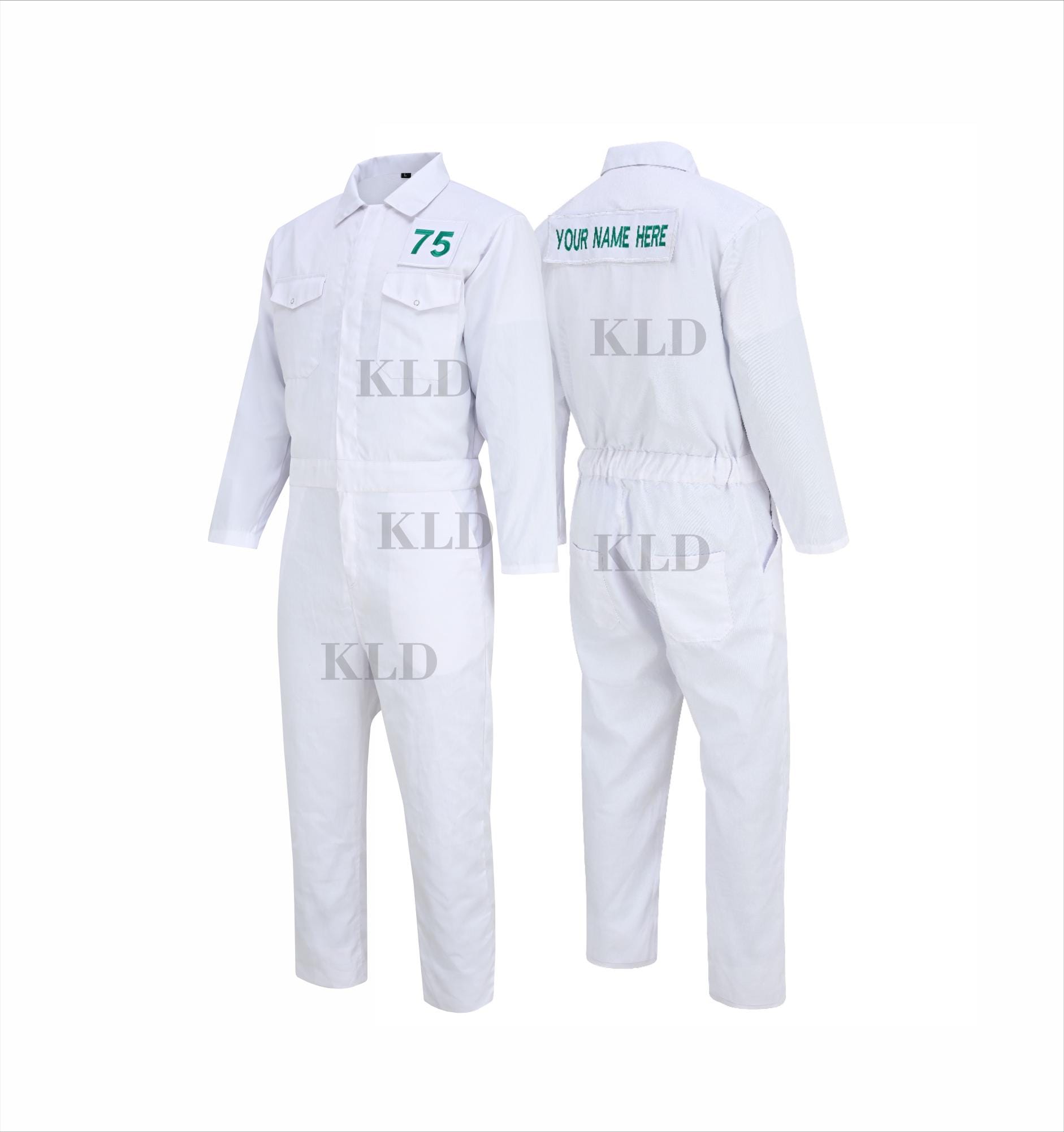 Custom Golf Caddie Uniform: Embroidered Polycotton Coverall Suit - Etsy