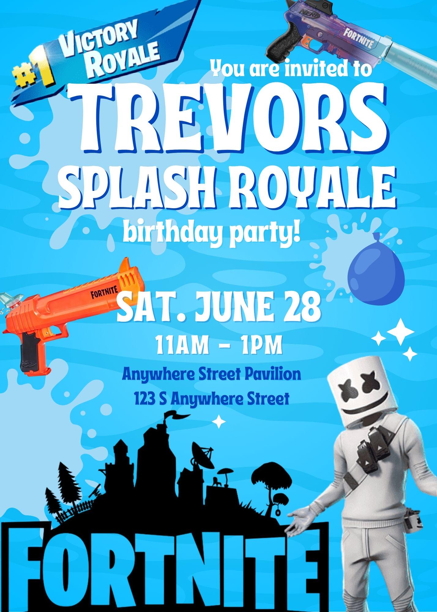 Completely Customized Birthday Invitation – Digital Download Ready to ...
