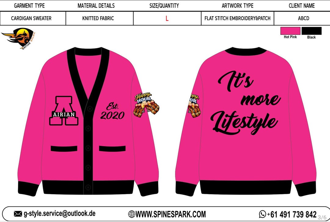 6 Custom Varsity Cardigan Sweater - Etsy