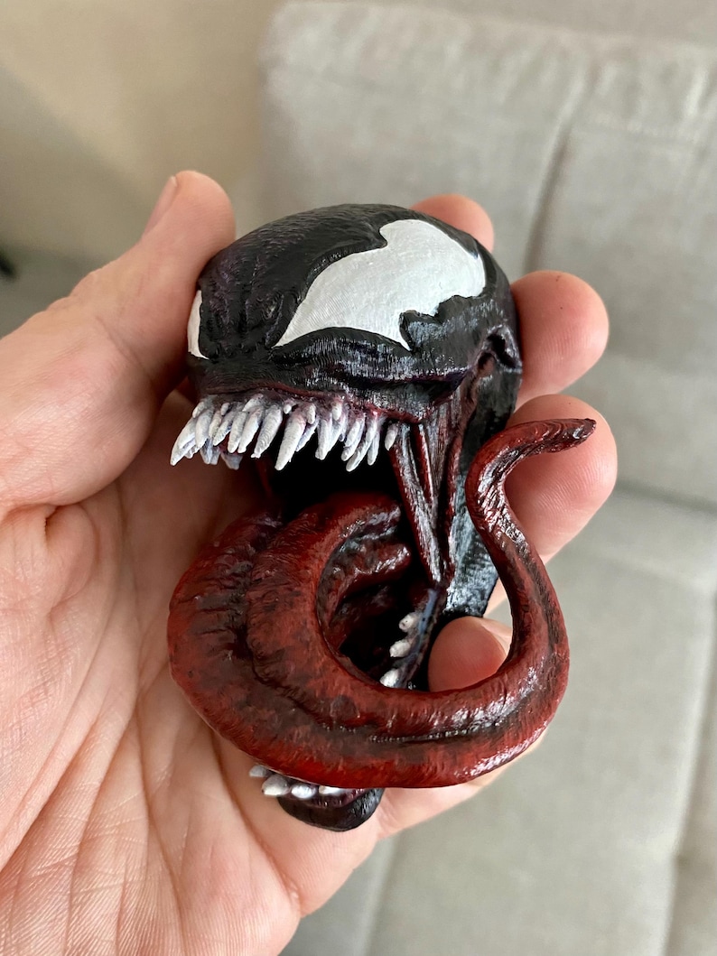 Venom - Magnetic Figure Head | 3D Printed & Hand-painted Collectible ...