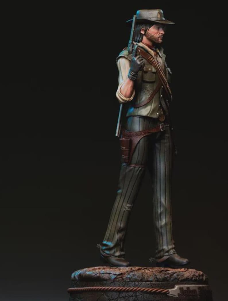 John Marston (RDR2) – 3D Action Figure-statue | Red Dead Redemption 2 ...