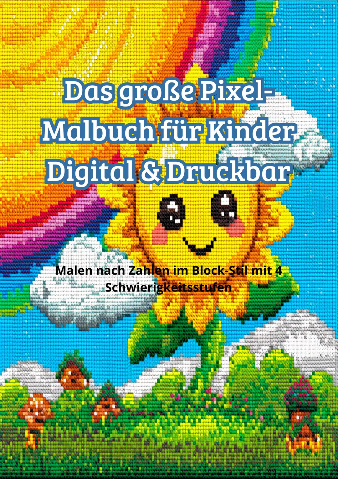 Das Große Pixel-malbuch Für Kinder - Digital & Druckbar - Etsy