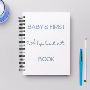 Baby's First Alphabet Book | ABC Book | Baby Shower Game | Customizable ...
