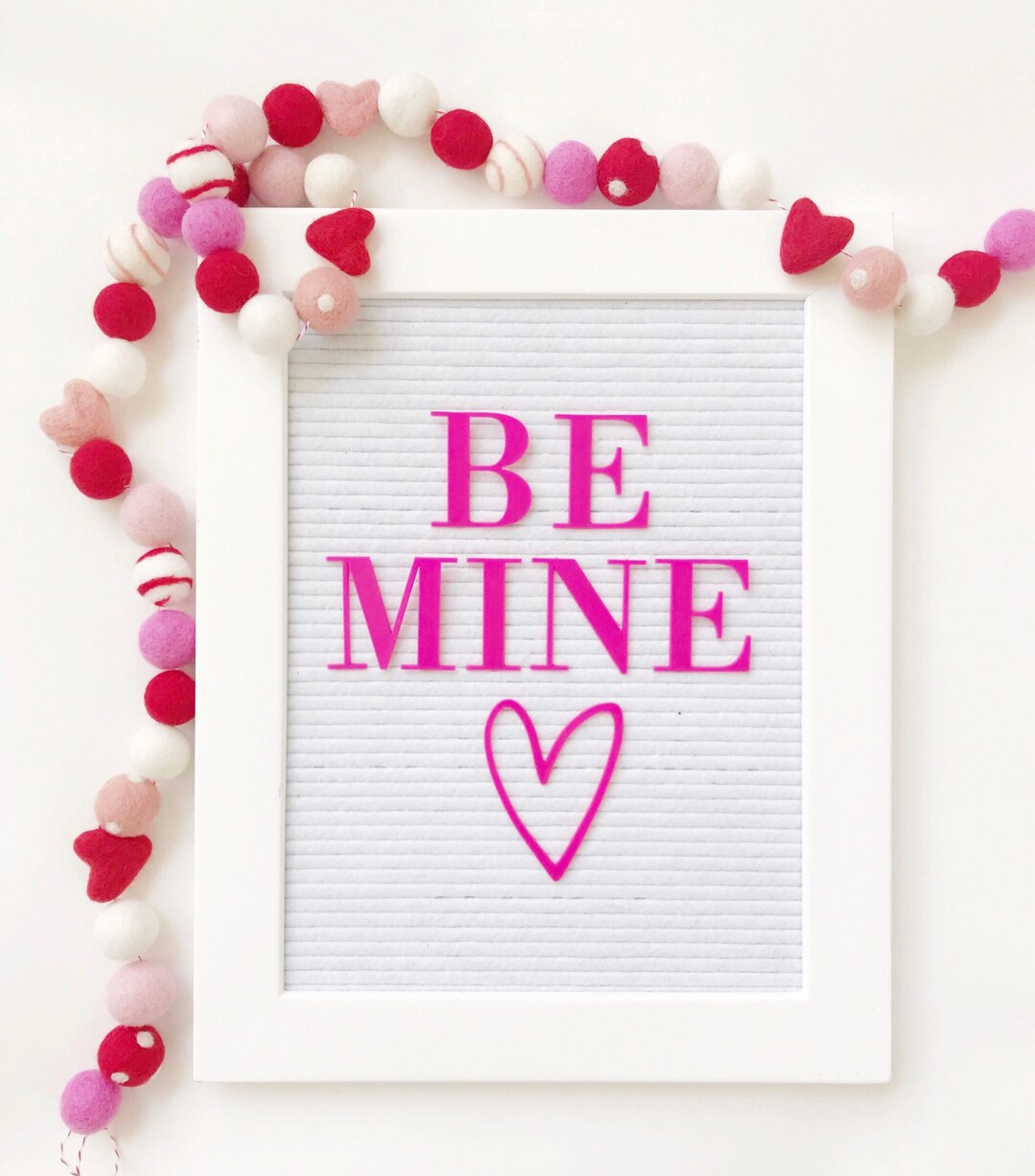 Be Mine Valentines Garland, Bunting, Banner - Etsy