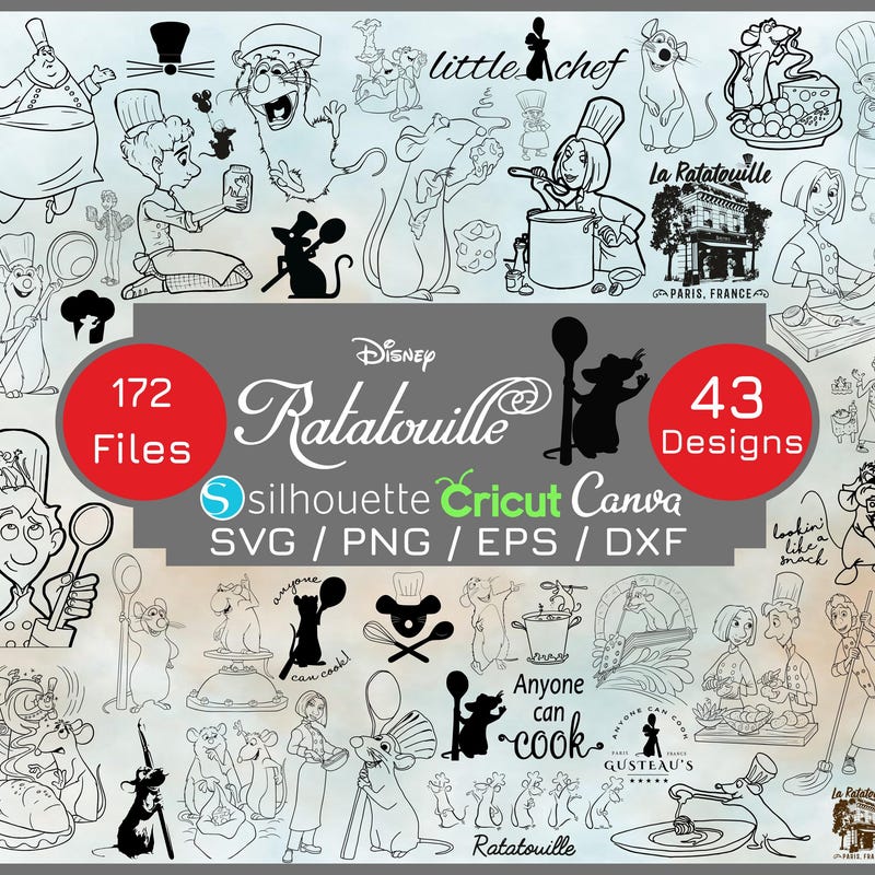 Rat Cartoon for Cricut - Etsy