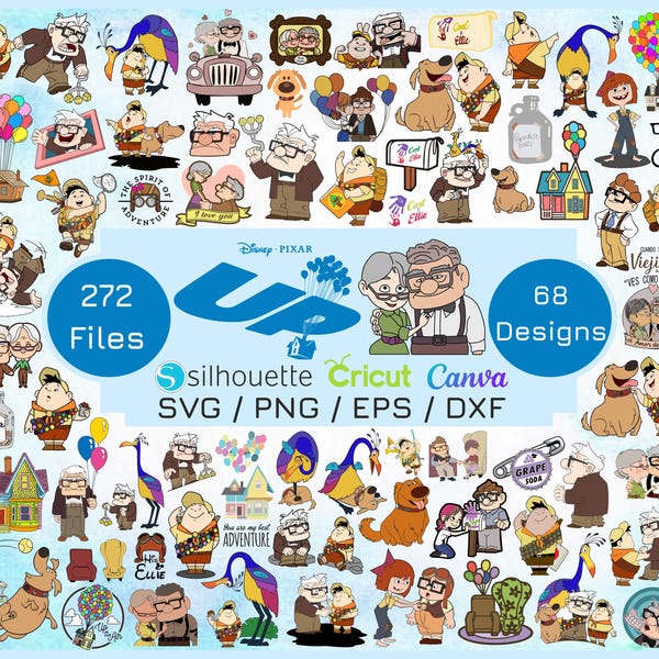 Pixar up Clipart - Etsy