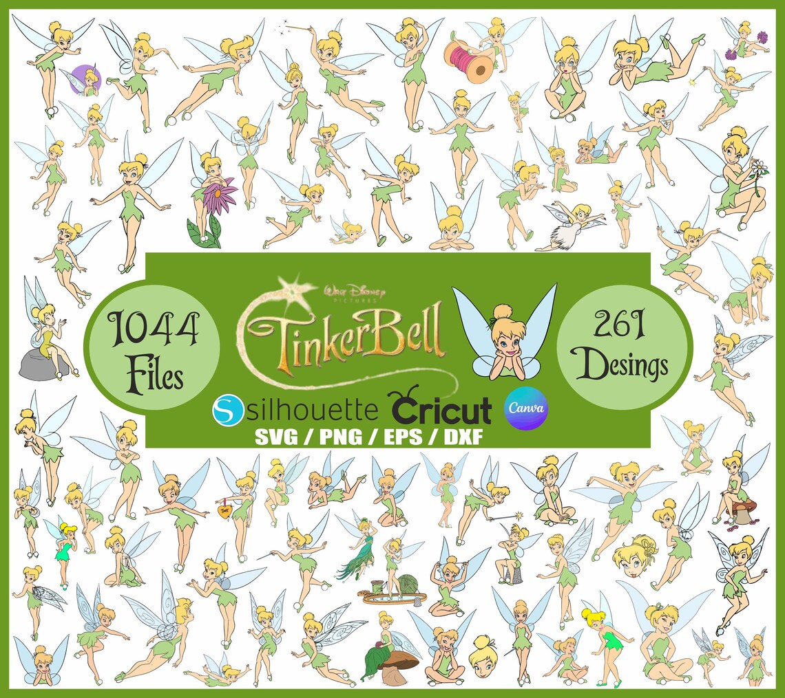 Tinkerbell SVG Bundle, Tinkerbell Svg & Png Files for Cricut, Believe ...