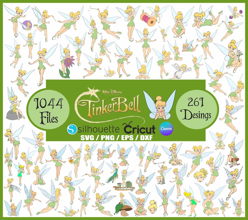 Tinkerbell SVG Bundle, Tinkerbell Svg & Png Files for Cricut, Believe ...