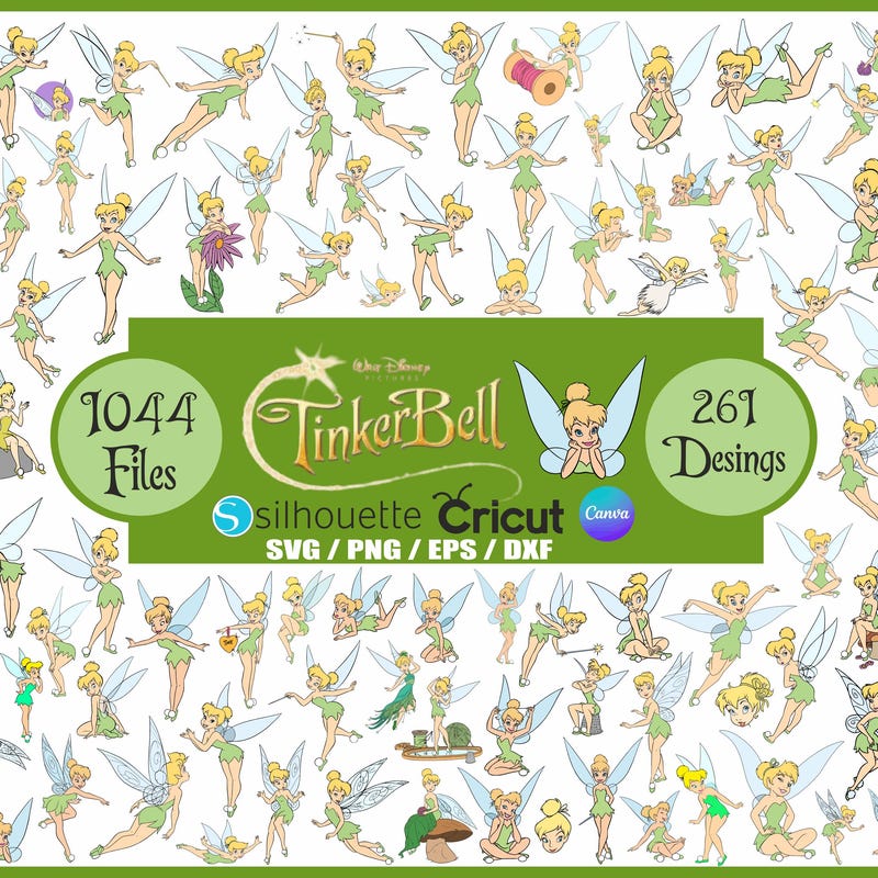 Tinkerbell Svg - Etsy