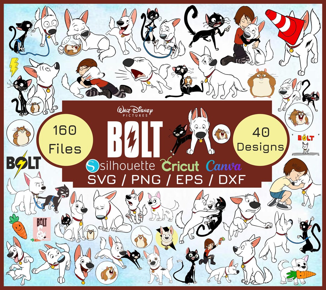 Bolt PNG and SVG Cliparts Bundle, Bolt Png Svg Cartoon Sublimation ...