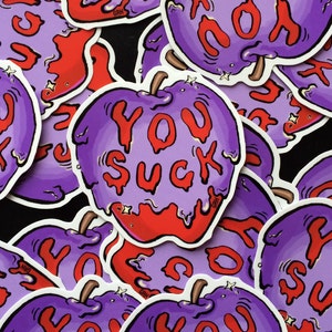 Poison Apple Sticker [journaling, Stationery, Scrapbooking, Laptop, Car ...