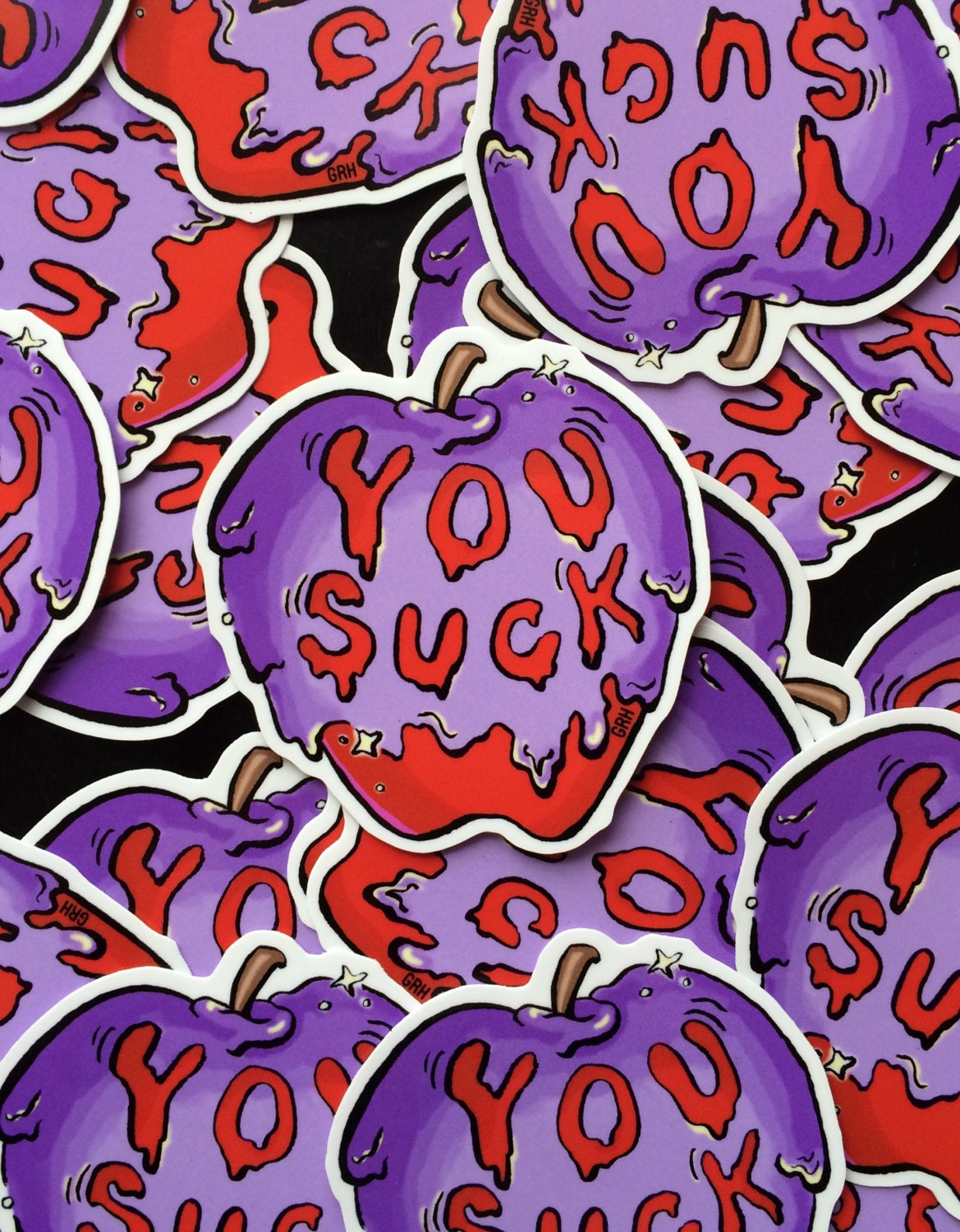 Poison Apple Sticker [journaling, Stationery, Scrapbooking, Laptop, Car ...