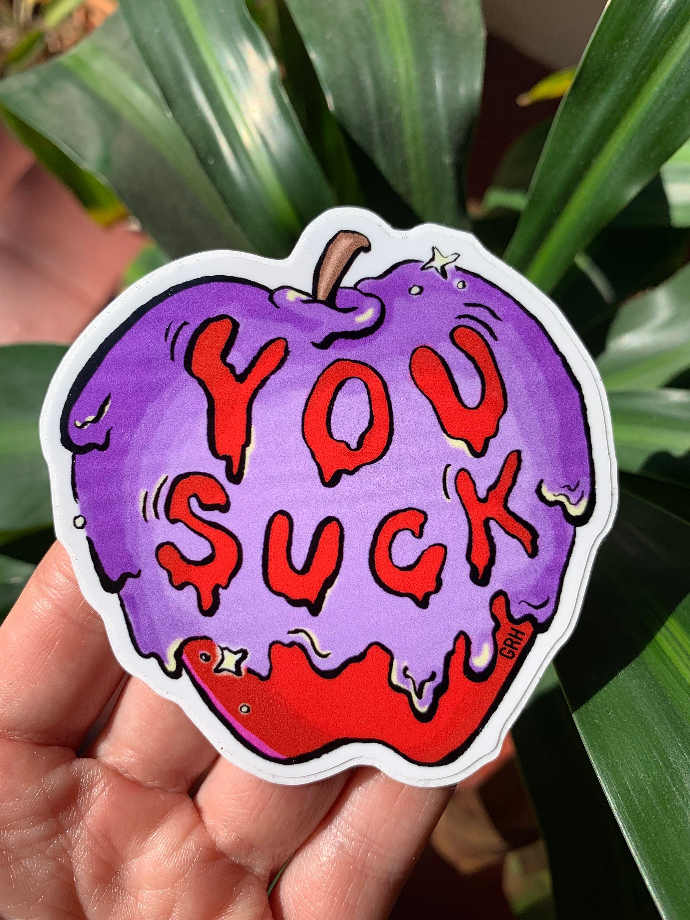 Poison Apple Sticker [journaling, Stationery, Scrapbooking, Laptop, Car ...