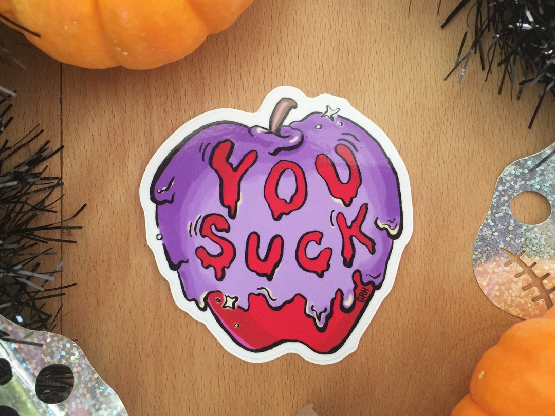 Poison Apple Sticker [journaling, Stationery, Scrapbooking, Laptop, Car ...