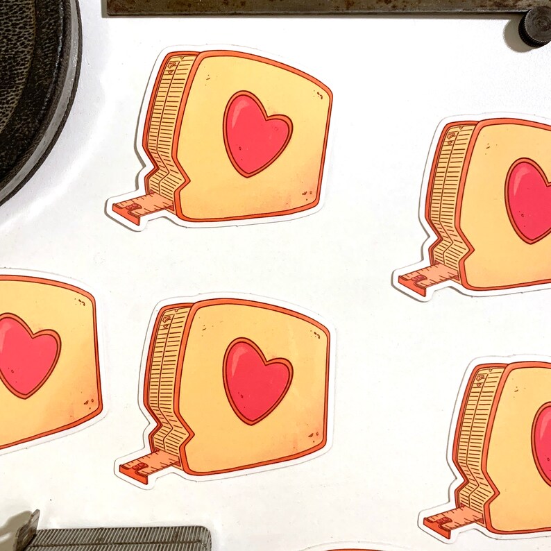 Measuring Tape Sticker [journaling, Stationary, Scrapbooking, Laptop ...