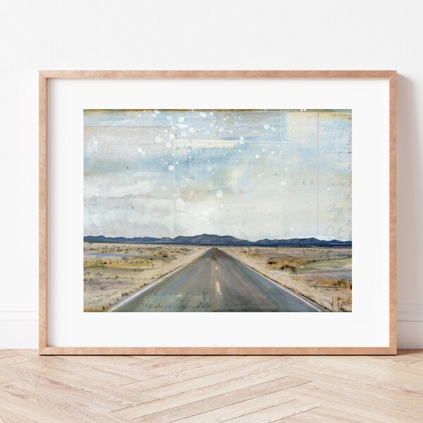 Desert Highway Print - Etsy