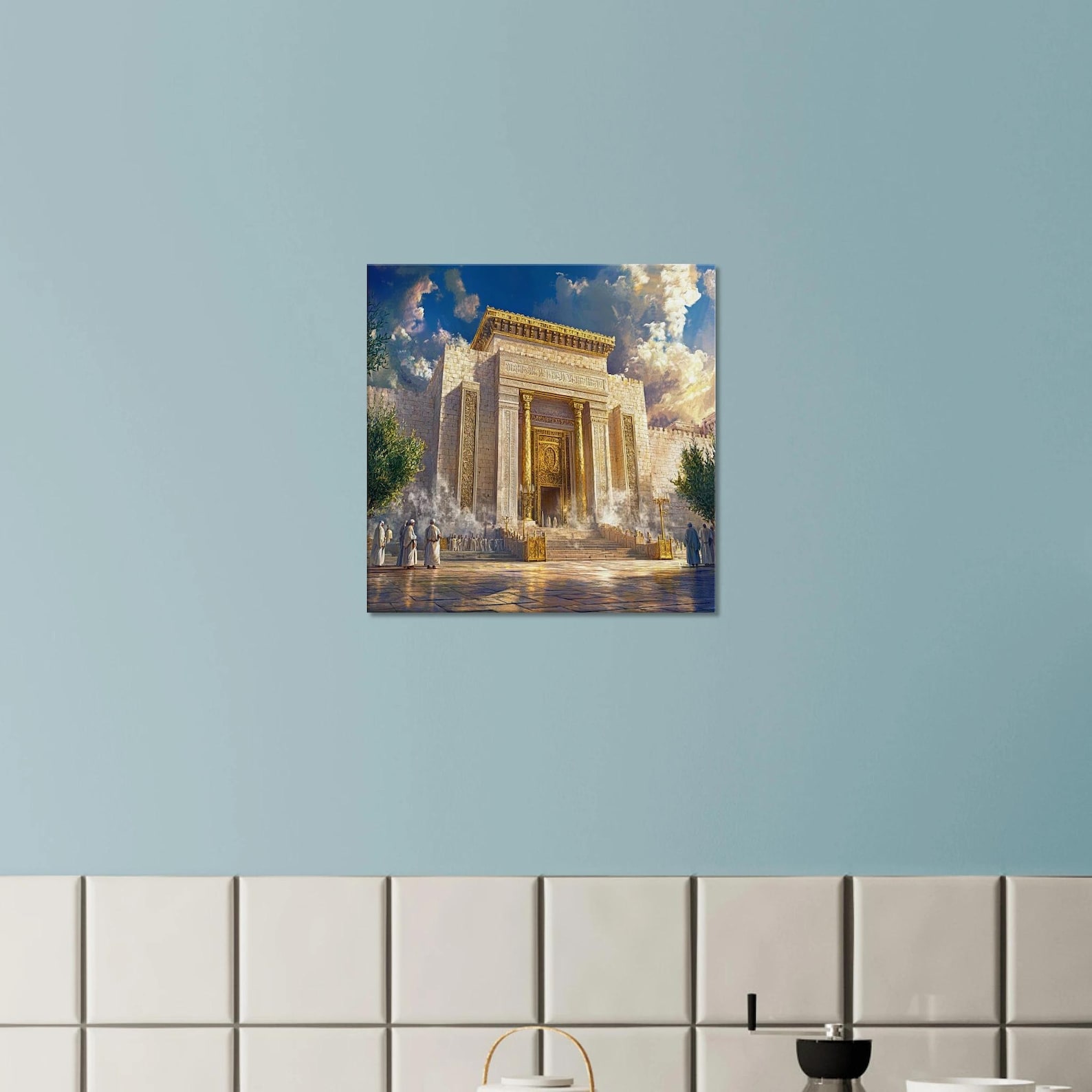 The Glory of the Beit Hamikdash Premium Canvas - Etsy
