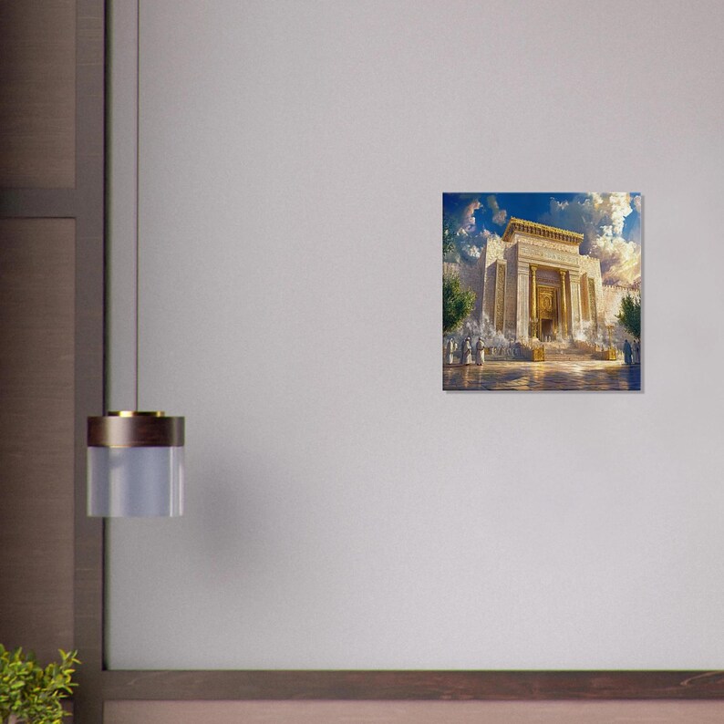 The Glory of the Beit Hamikdash Premium Canvas - Etsy