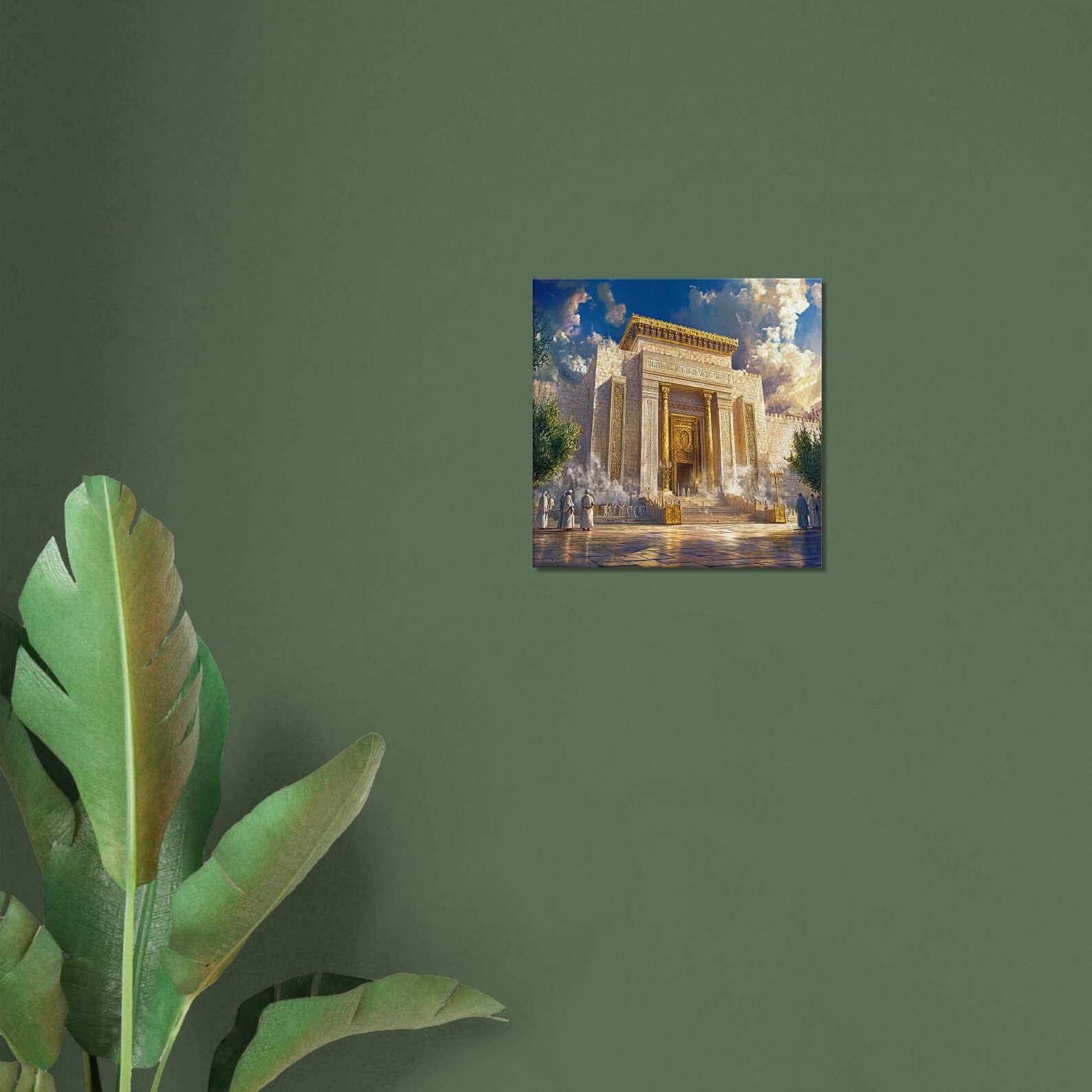 The Glory of the Beit Hamikdash Premium Canvas - Etsy