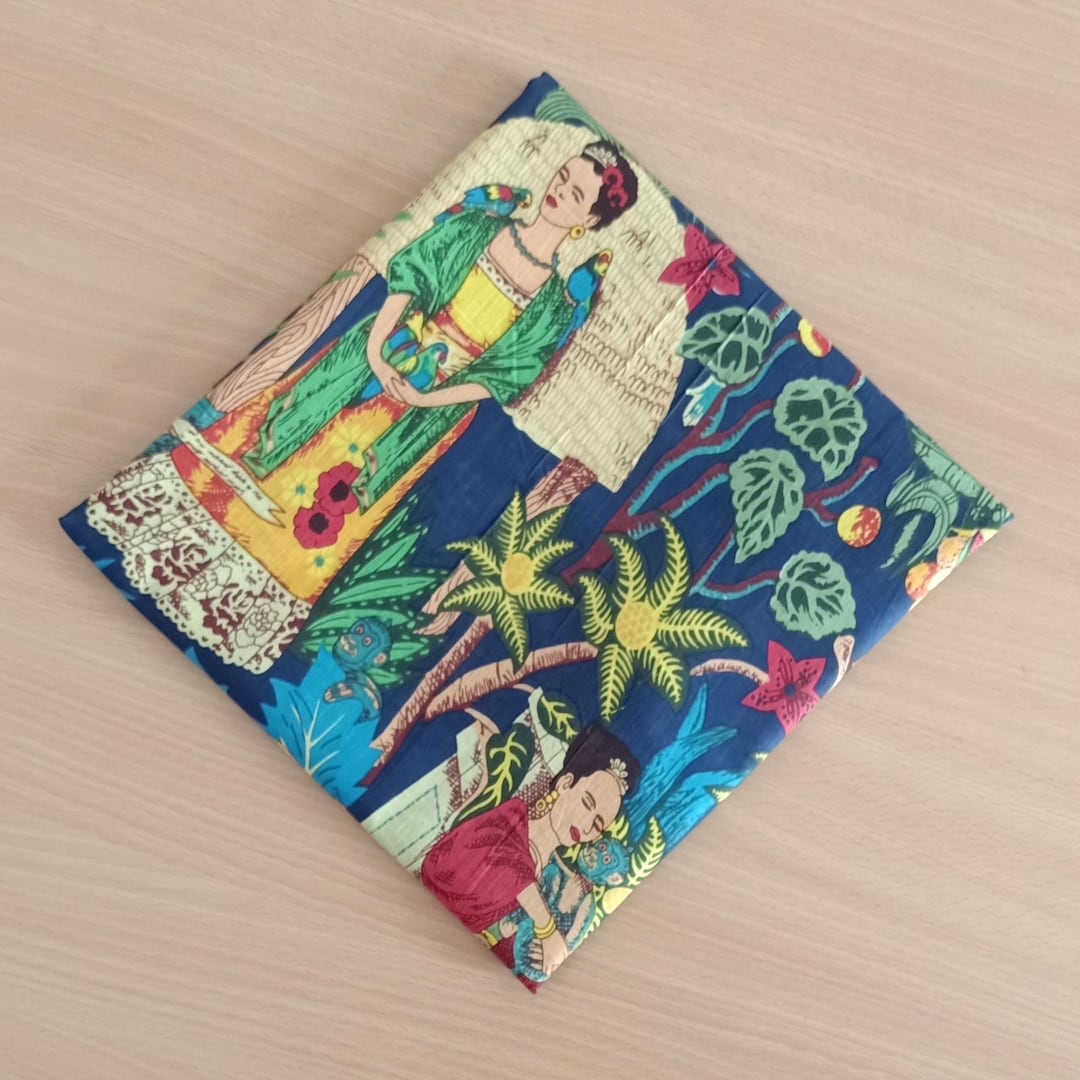 Handmade Indian Cotton Kaftan Fabric – Jungle Block Print Material for ...