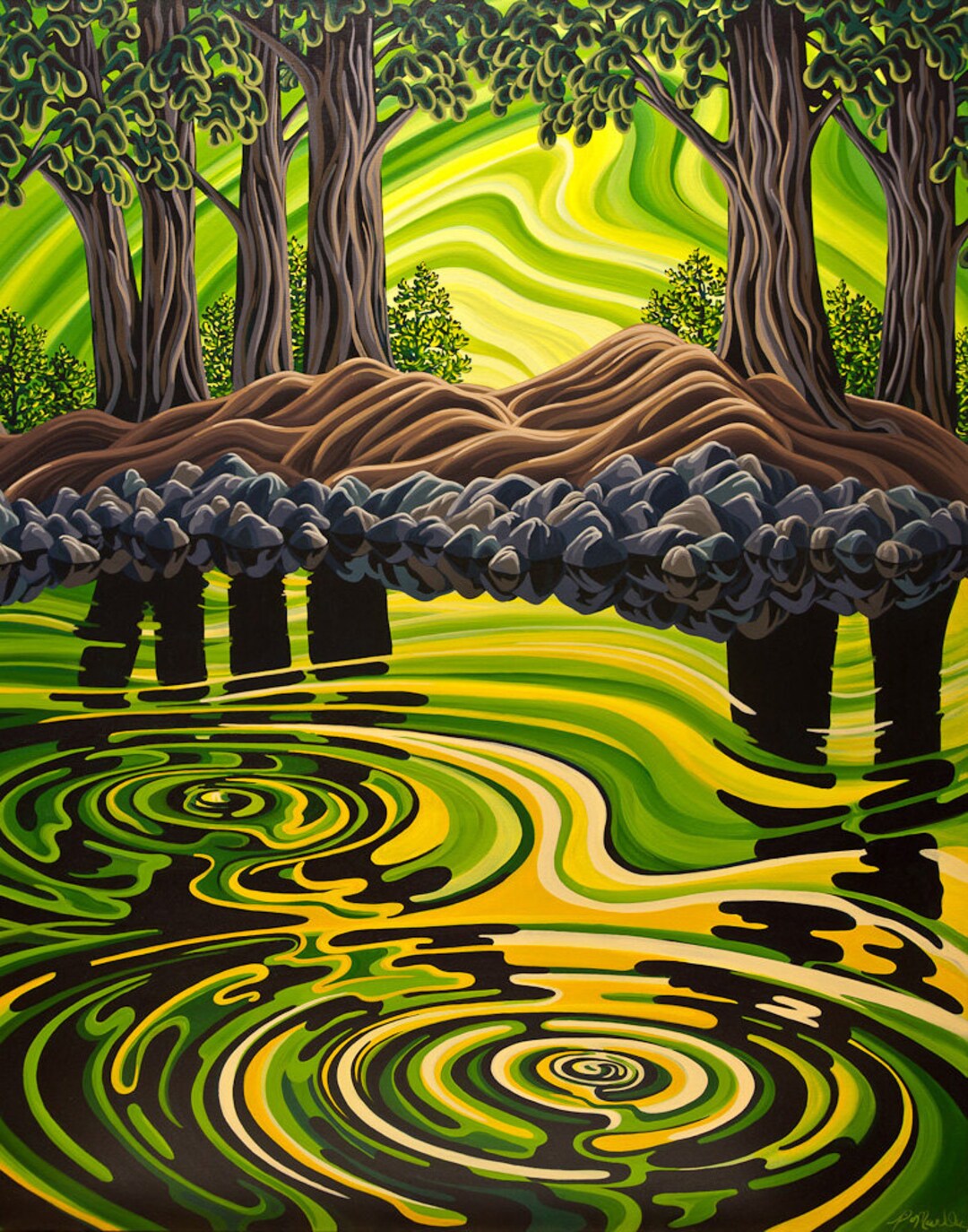 Ripples, 8X10, Art Print, Ready to Frame. - Etsy