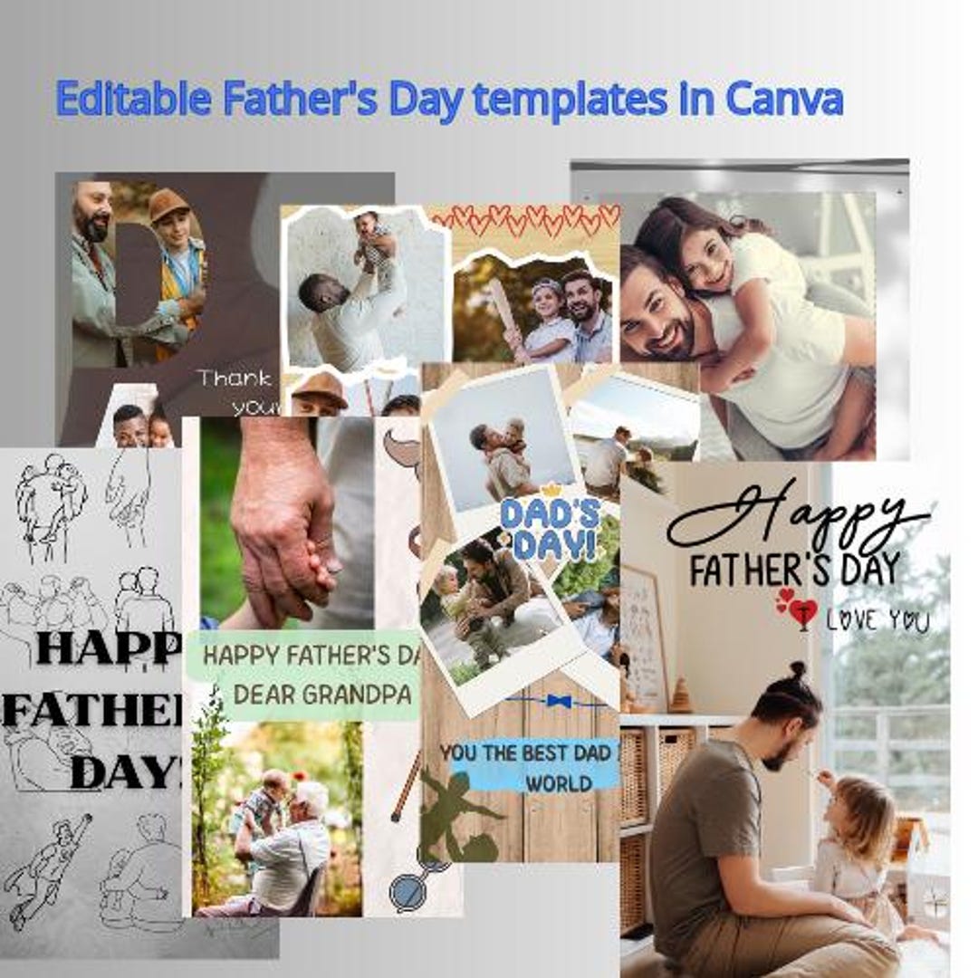 Editable Father's Day Templates in Canva Father's Day Instagram ...