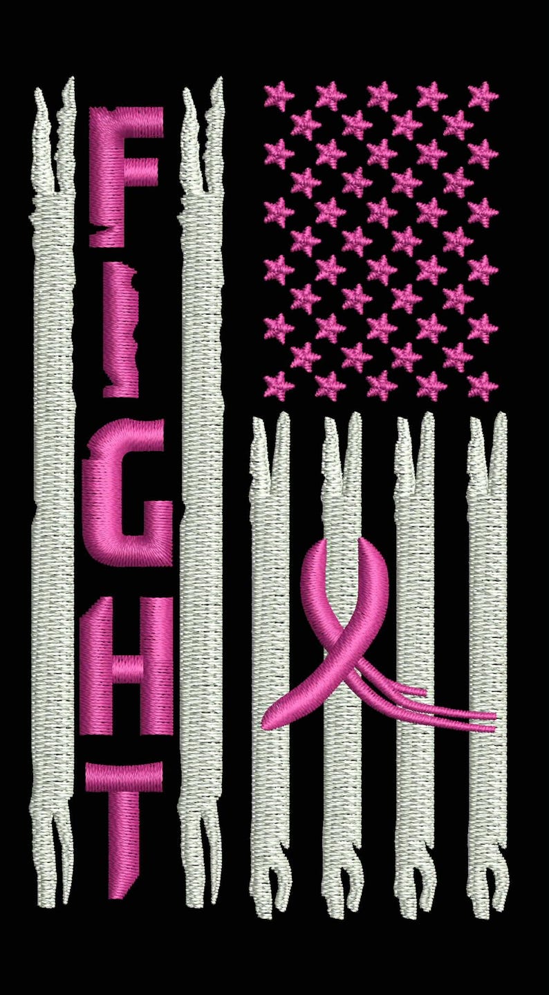 Breast Cancer Awareness Embroidery Designs: 4 Ribbon Logos (DST, PES ...