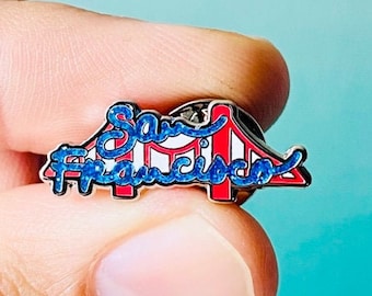 San Francisco Pin / SF California Pin / Golden Gate Bridge / - Etsy