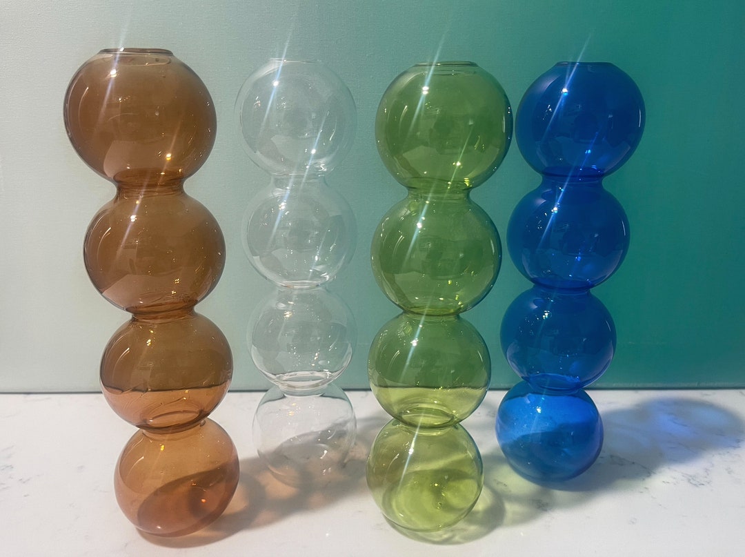 Glass Bubble Vases - Etsy
