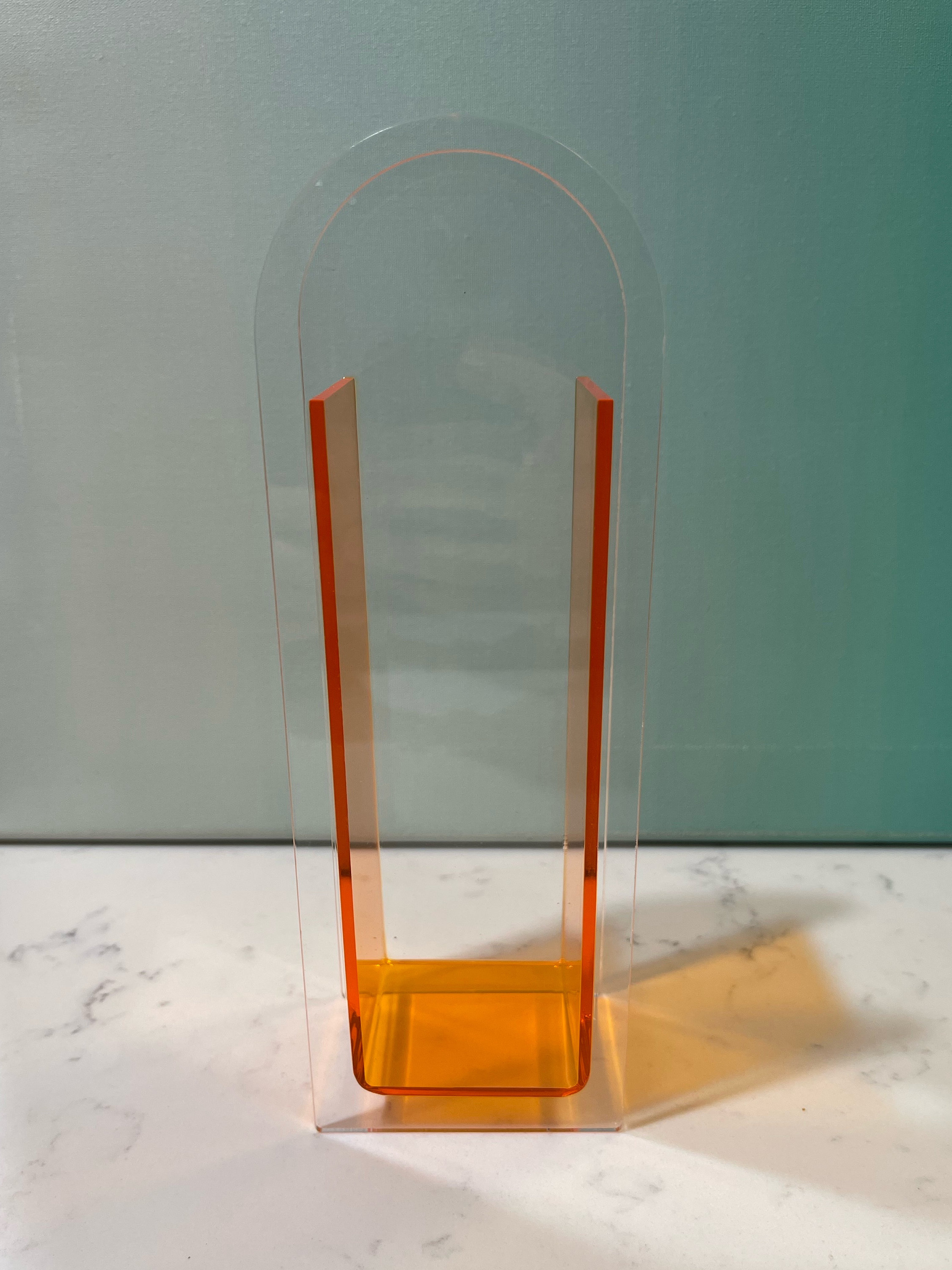 Acrylic Flower Vase, Neon Flower Vase, Arch Home Decor, Abstract ...