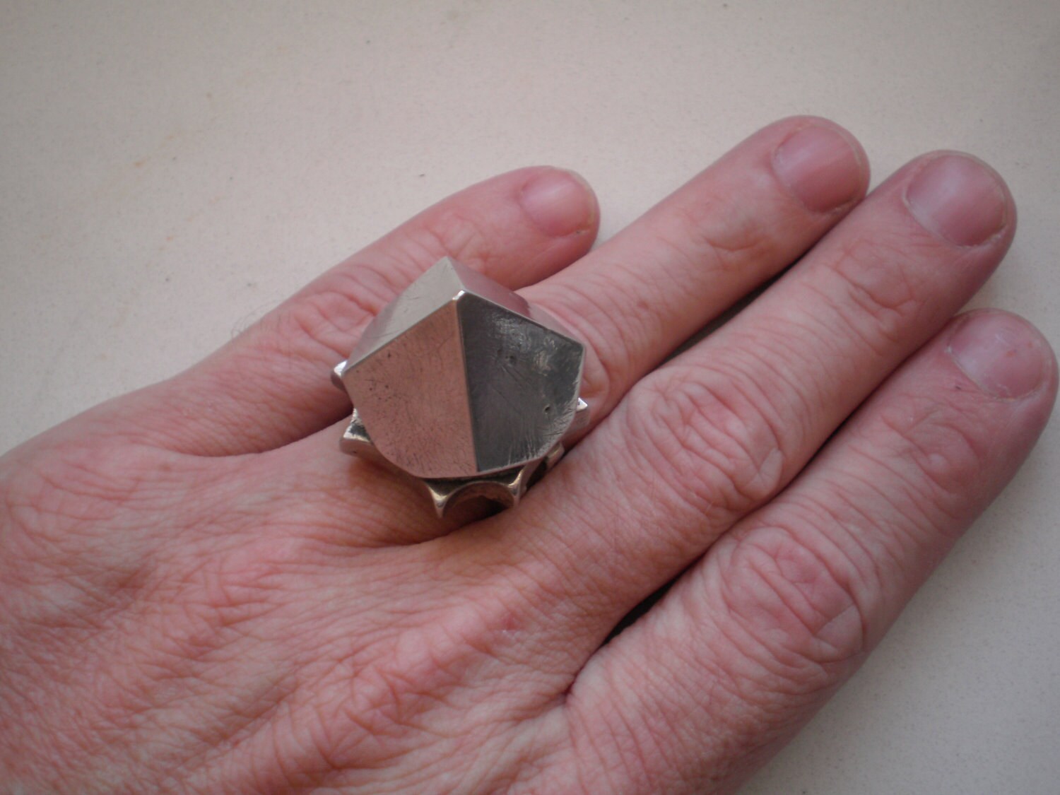 Gothic Pyramid Ring - Etsy