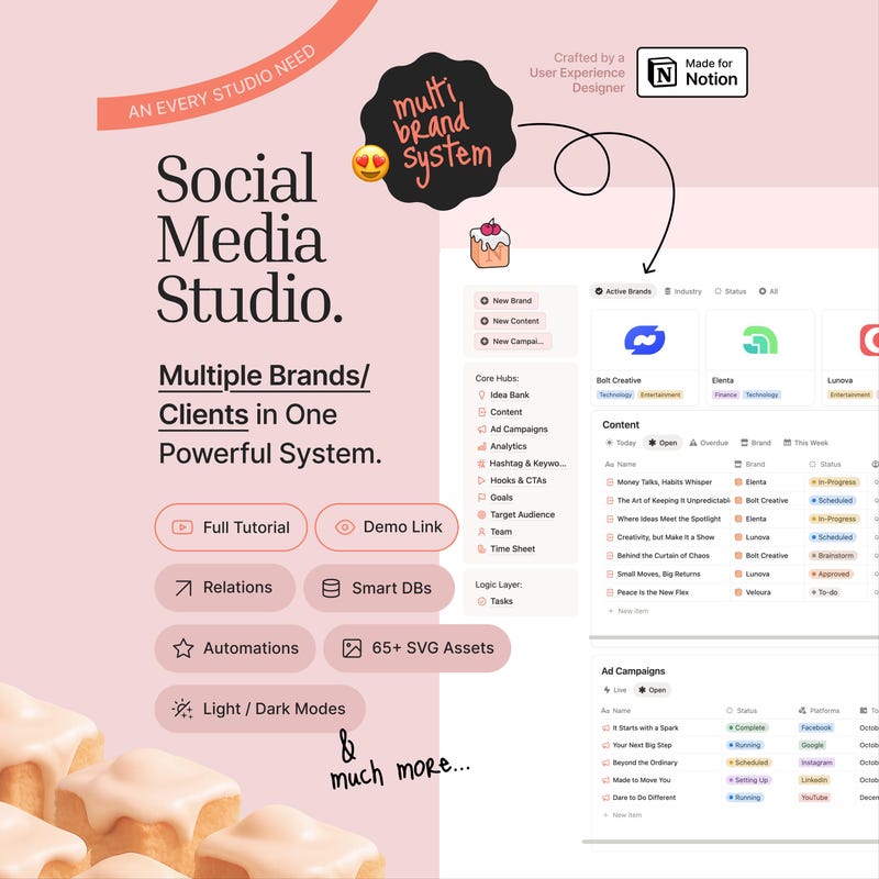 Notion Creator Hub - Etsy
