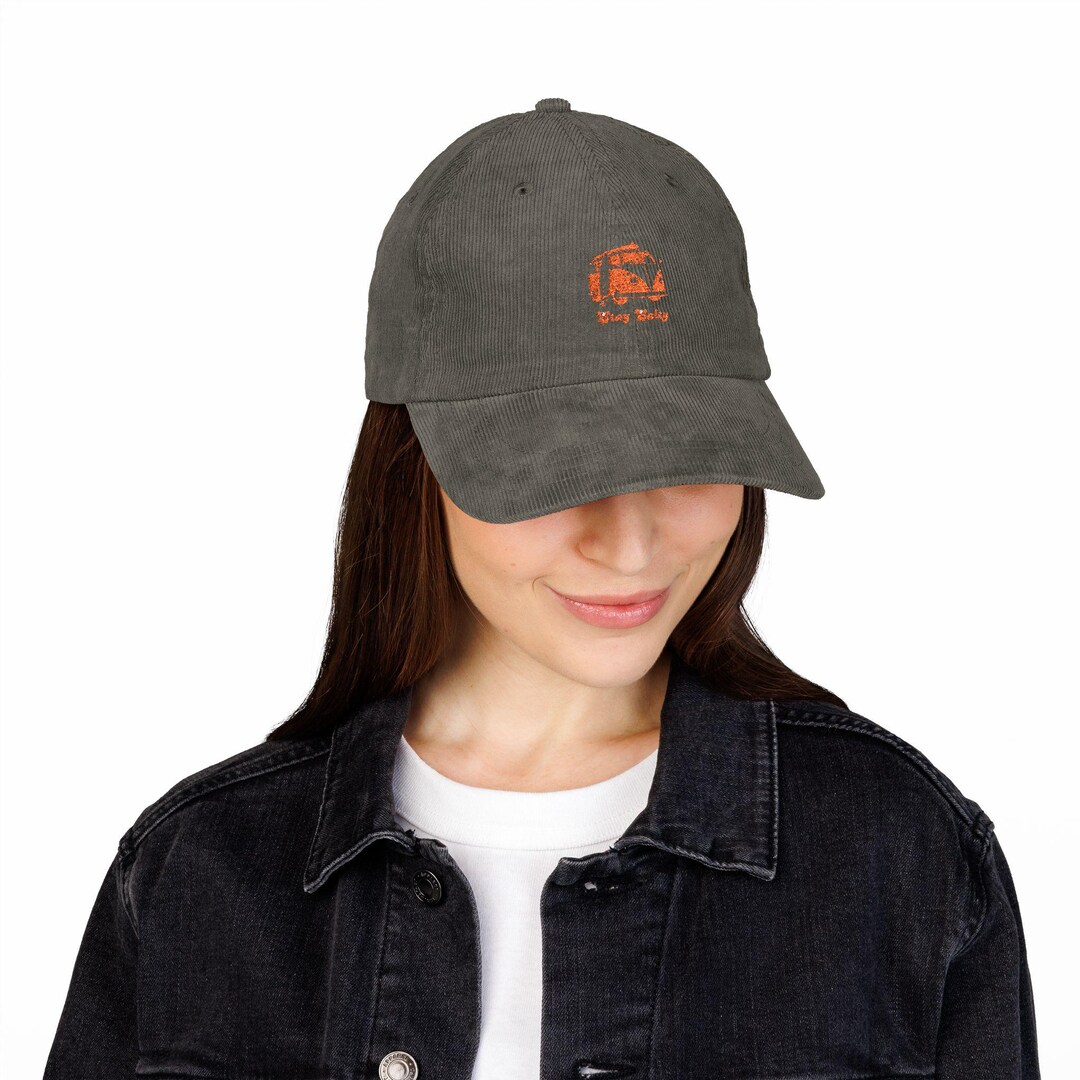 Corduroy Cap, Stay Salty, Vintage, VW Van, Embroidered Hat, Beach Cap ...