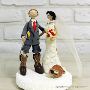 Welder and Bride Custom Wedding Cake Topper Decoration With Helmet ...