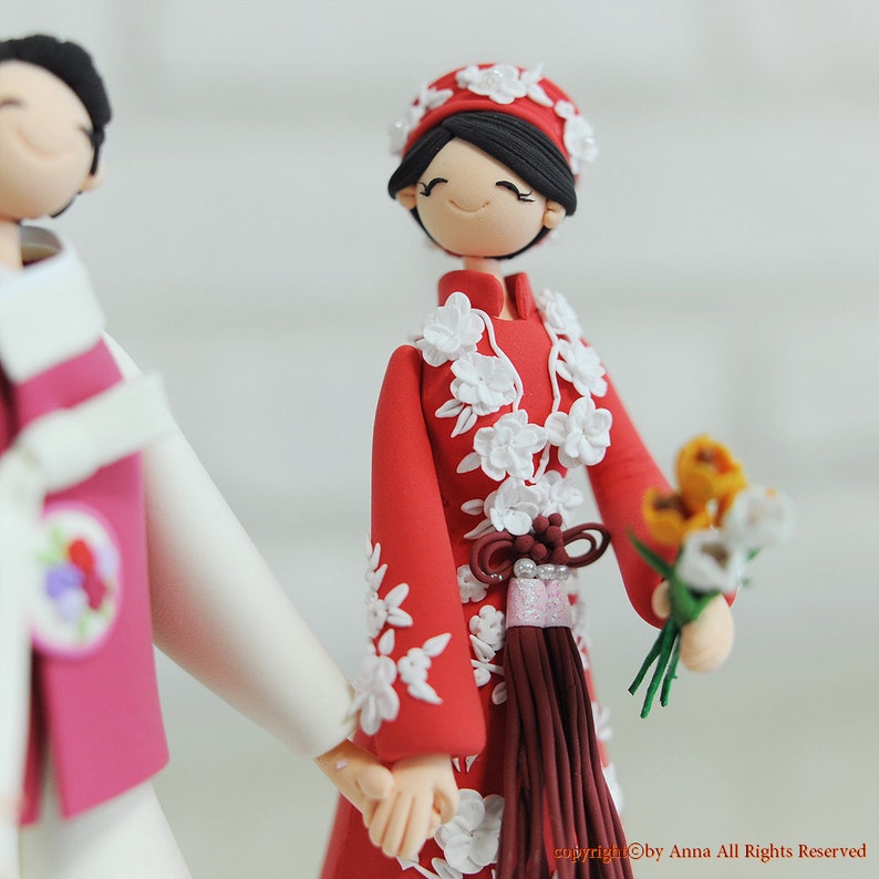 Custom Cake Topper wearing Traditional Outfit - Etsy