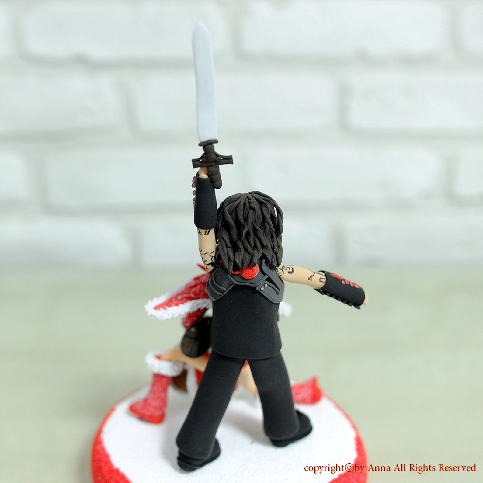 Barbarian Theme Custom Wedding Cake Topper Decoration Keepsake - Etsy