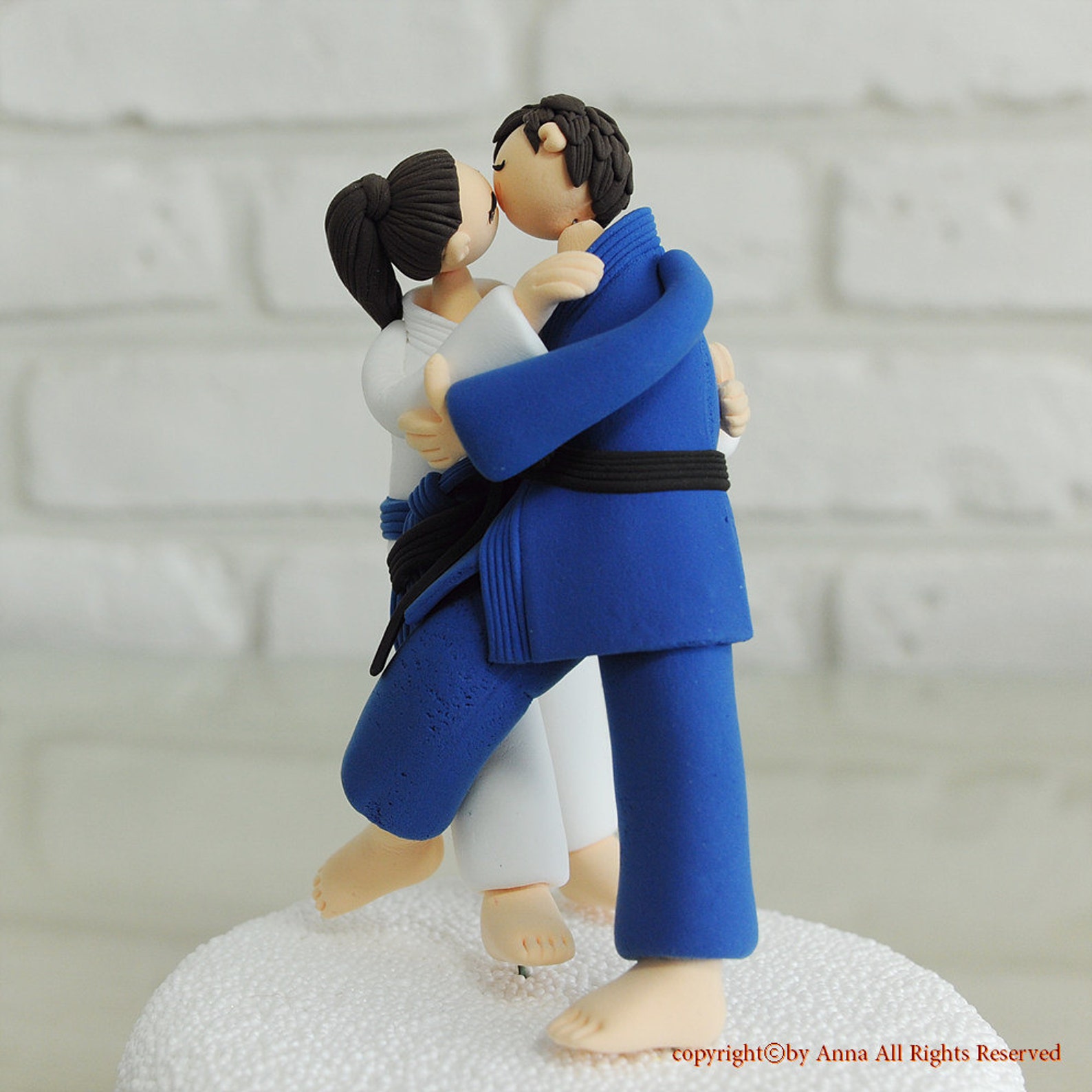 Custom Wedding Cake Topper Jiu Jitsu Judo Sports Mania - Etsy