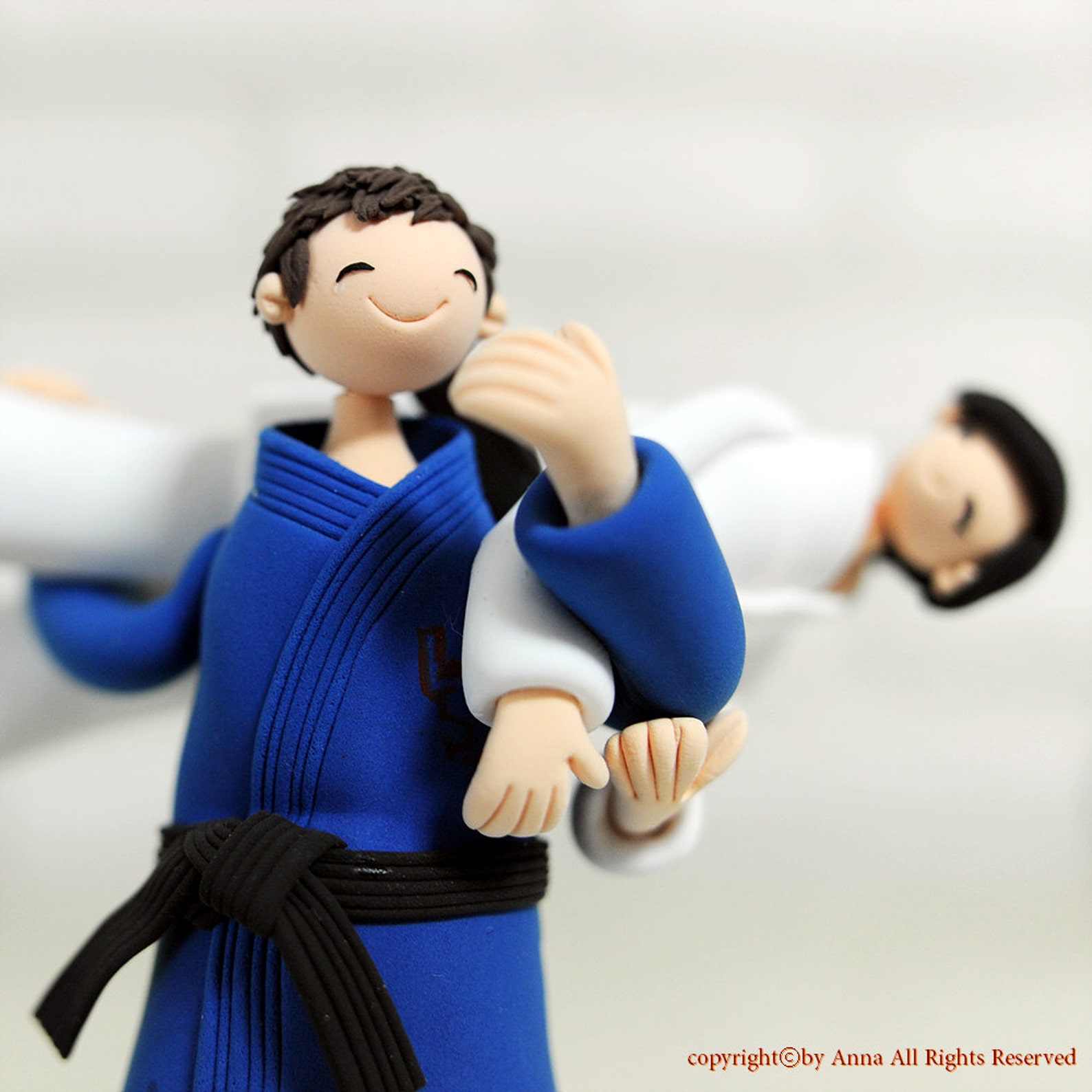 Jiu Jitsu, Judo Sports GI Personalized Wedding Cake Topper - Etsy